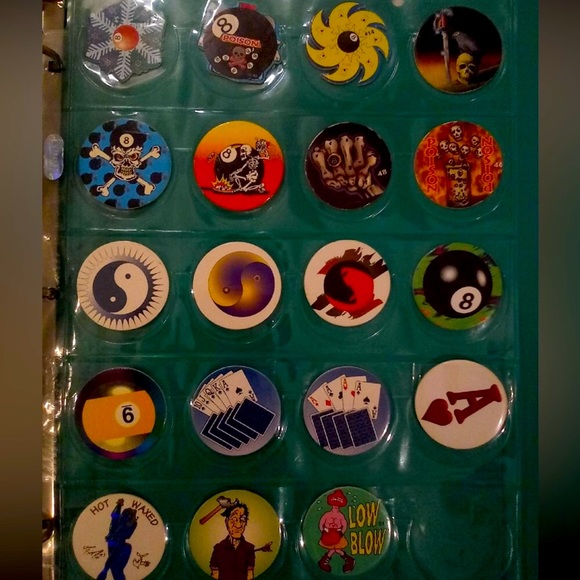 Pog | Other | Pogs Collection With Jots Board And Case Boardgames ...